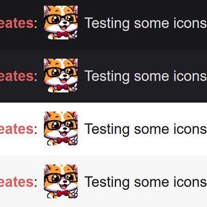 Corgi Nerd Emote | Kawaii Gamer Icon for Twitch and Discord - Etsy