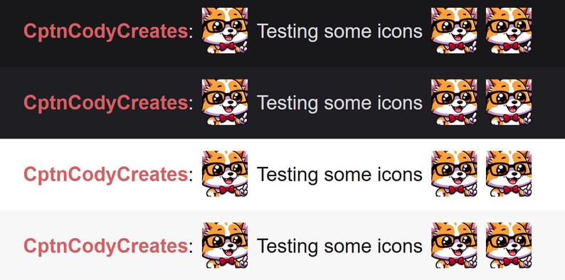 Corgi Nerd Emote | Kawaii Gamer Icon for Twitch and Discord - Etsy