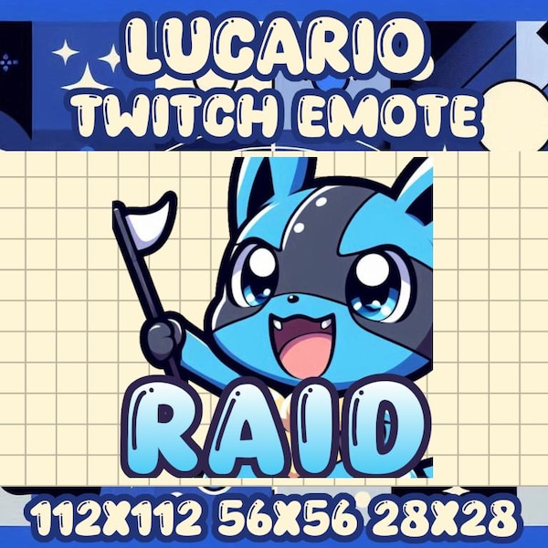 Lucario Emotes - Etsy