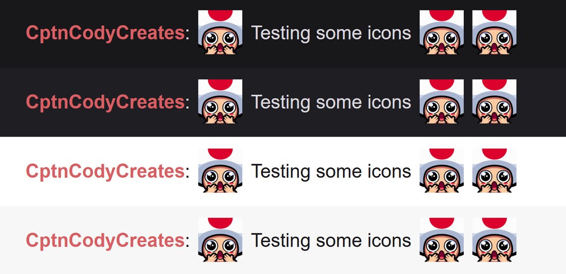 Toad Gasp Emote Super Mario Twitch Discord Icon Kawaii Chibi Gamer Oh ...