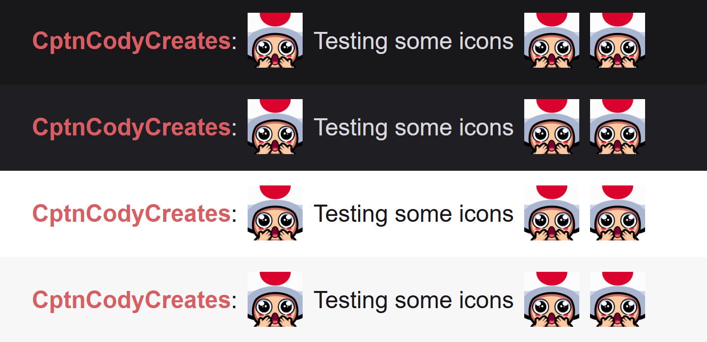 Toad Gasp Emote Super Mario Twitch Discord Icon Kawaii Chibi Gamer Oh ...