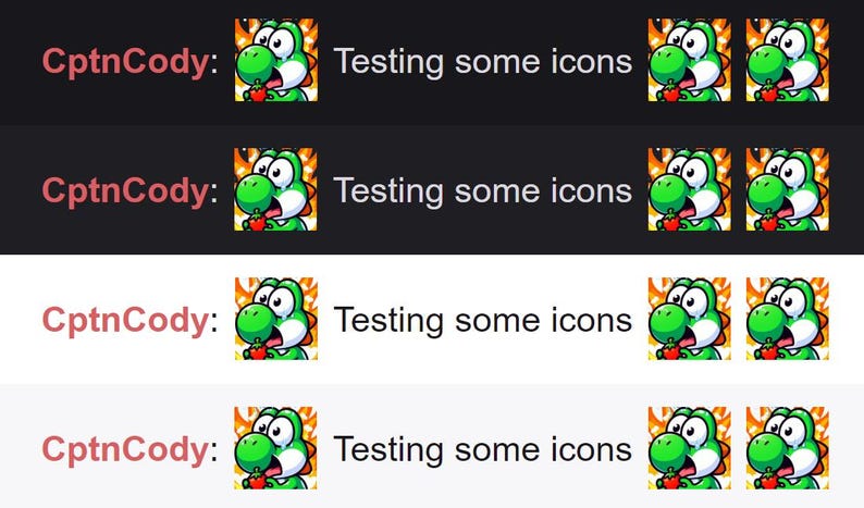 Green Yoshi Spicy Emote | Cute Kawaii Chibi Icon for Twitch and Discord ...