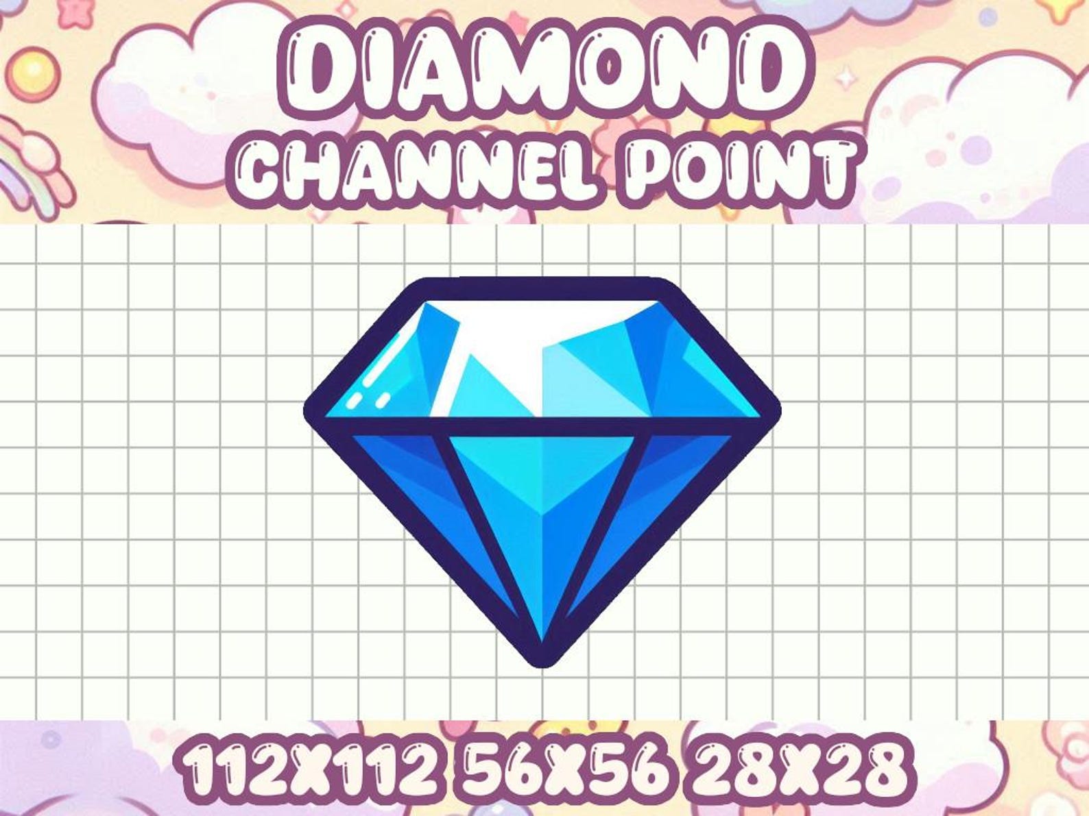 Diamond Channel Point Icon for Twitch Streamers - Etsy