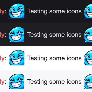 Blue Slime Blob Troll Emote | Funny Kawaii Gamer Icon for Twitch ...