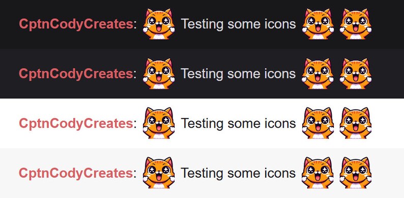 Orange Tabby Cat Hype Emote: Twitch/discord Streamer Icon - Etsy