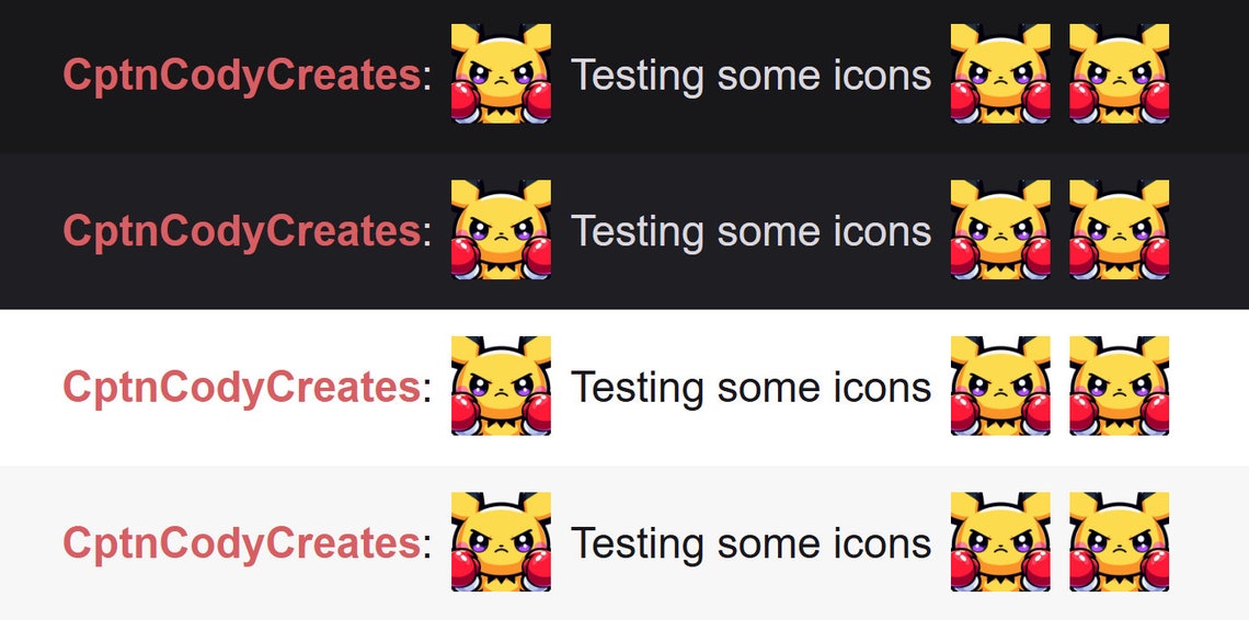 Pichu Boxing Gloves Emote Cute Kawaii Pokémon Icon Adorable Gamer Emote ...