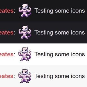 Mewtwo Muscle Emote Pokémon Twitch & Discord Icons Powerful Gamer ...