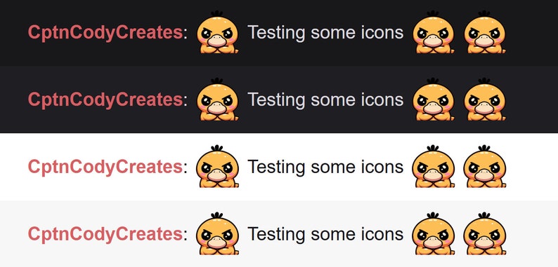 Psyduck Angry Emote Cute Kawaii Pokémon Twitch Discord Icons Adorable ...