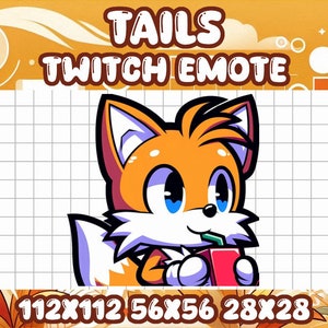 Tails Juice Box Emote for Gaming Chat Platforms - Etsy