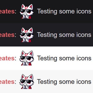 Kitsune Fox EZ Clap Emote for Twitch and Discord | Cute Kawaii Chibi ...