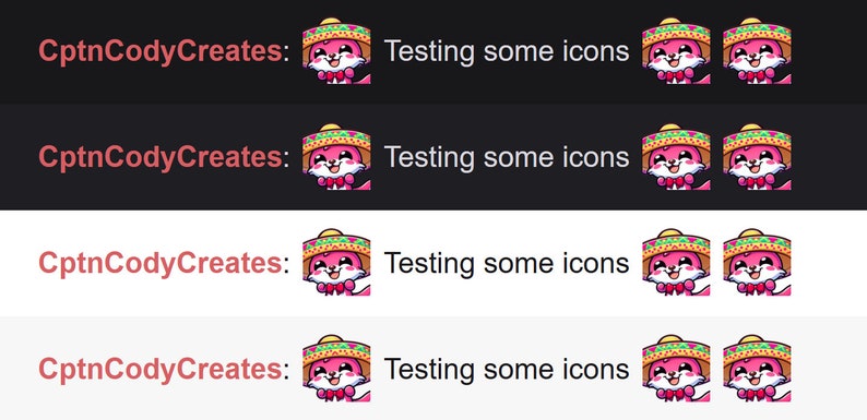 Pink Otter Mariachi Emote Cute Kawaii Animal Icon Adorable Gamer Emotes ...