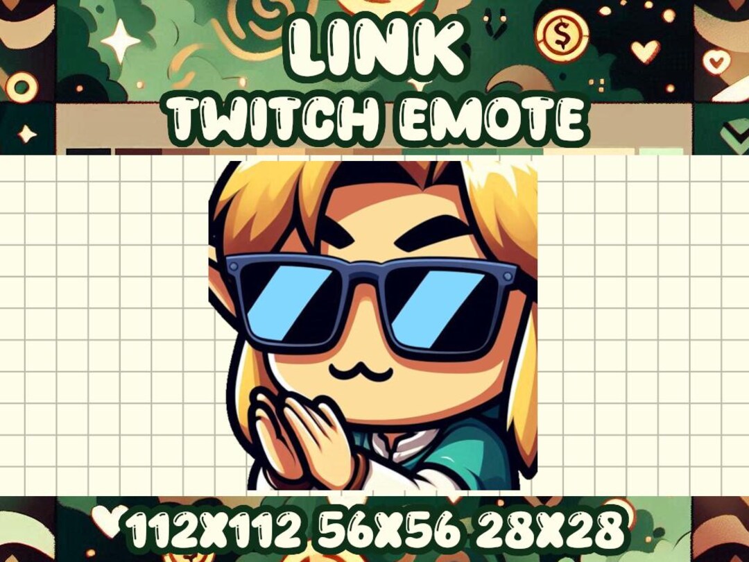 Link EZ Clap Emote | Legend of Zelda Twitch Discord Icon | Kawaii Chibi ...