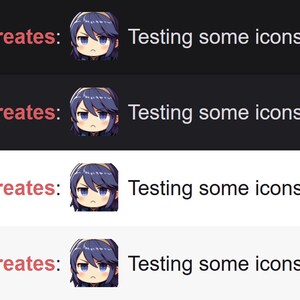 Lucina Annoyed Emote Icon for Gamers and Streamers - Etsy