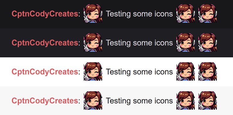 D.va Peace Sign Emote Cute Kawaii Overwatch Icon Adorable Gamer Emotes ...