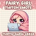 Elf Girl Confused Emote Cute Kawaii Fantasy Chibi Icon for Twitch and ...