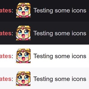 Princess Zelda Hype Emote Legend of Zelda Twitch Discord Icon Kawaii ...