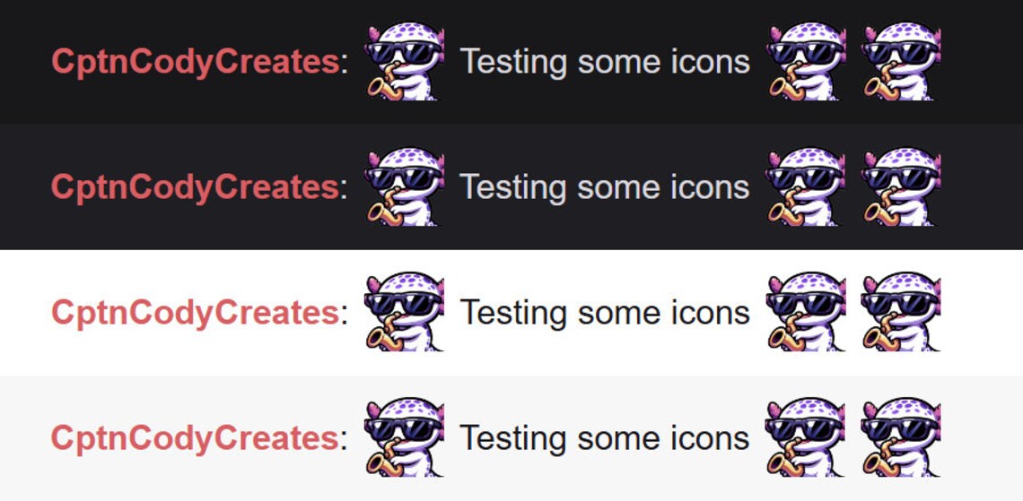 Purple Axolotl Saxophone Emote Cute Twitch Discord Icon Kawaii Chibi ...