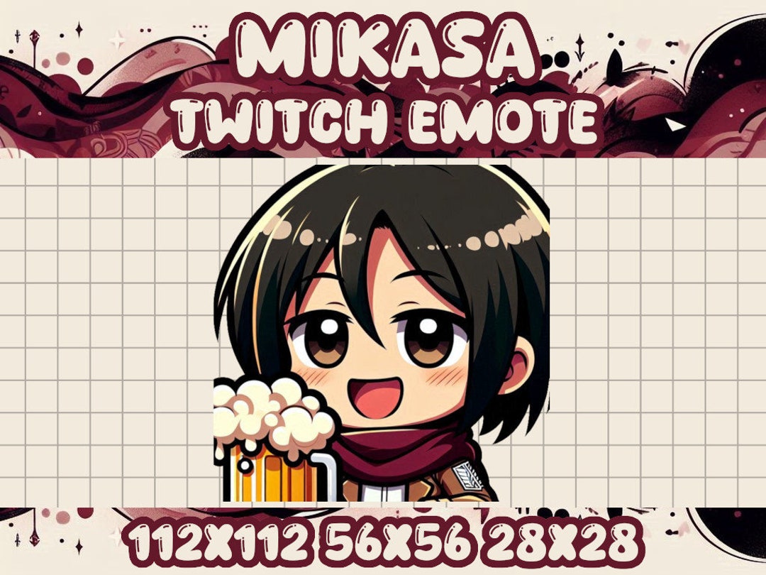 Levi Ackermann Caught in 4K Emote Attack on Titan Kawaii Anime Icons ...