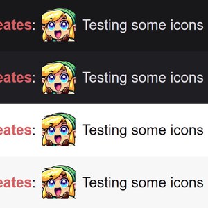 Link POG Emote for Twitch Discord: Link Pog Excited Party Icons - Etsy