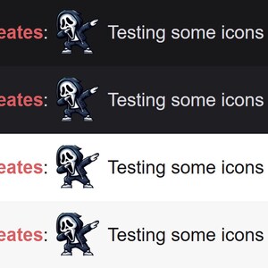 Ghostface Dab Emote Scream Dead by Daylight DBD Icons Twitch & Discord ...