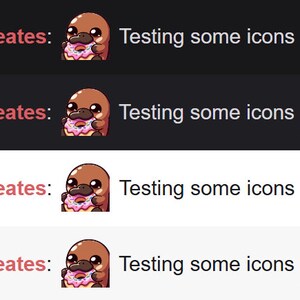 Brown Platypus Donut Emote | Cute Twitch & Discord Icons | Kawaii Chibi ...
