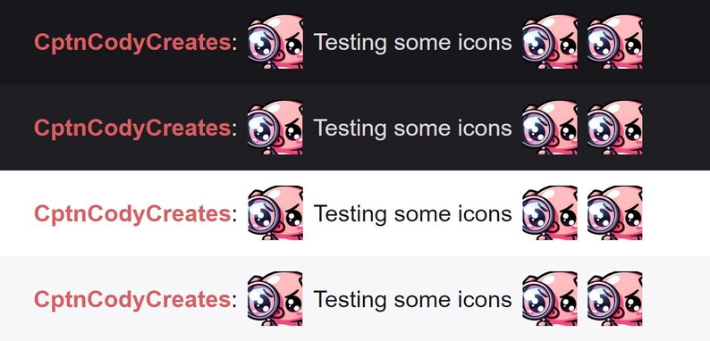 Pink Pig Zoom Emote Cute Kawaii Chibi Animal Icon Adorable Gamer Emotes ...