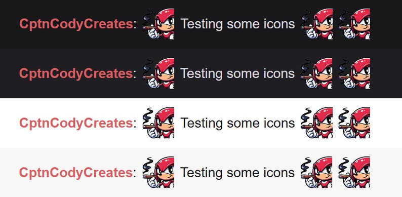 Knuckles Smoke Emote Digital Sticker for Twitch and Discord - Etsy