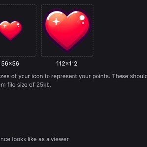 Kawaii Heart Channel Point Emote: Twitch & Discord (digital Download ...
