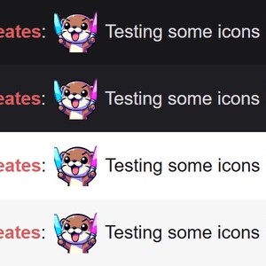 4-pack Emote Bundle: Otter Notes, Muscle, Light Sticks, Cozy Laptop ...