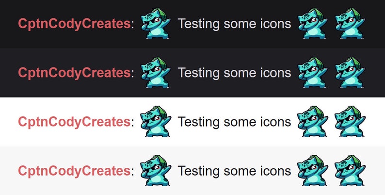 Bulbasaur Dab Emote Cute Kawaii Pokémon Icon Twitch & Discord Gamer ...