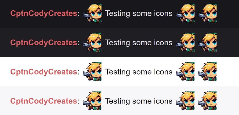 Link Gun Emote Legend of Zelda Twitch Discord Icon Kawaii Chibi Gamer ...