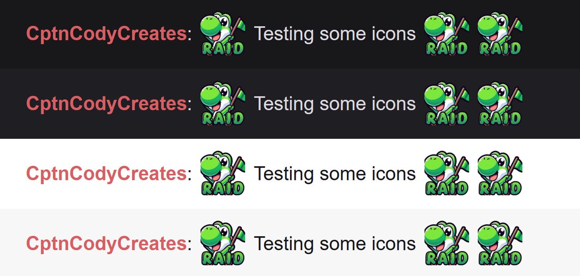 Green Yoshi Raid Emote for Twitch Discord Gamers - Etsy