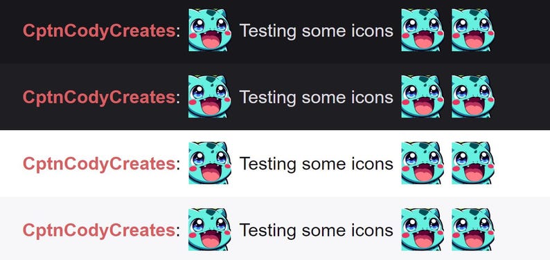 Bulbasaur POG Emote | Twitch & Discord Reaction Icon - Etsy