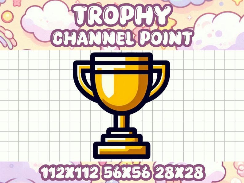 Trophy Channel Point Icon for Twitch Streamers - Etsy