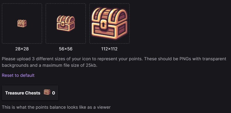 Treasure Chest Channel Point Icon | Kawaii Reward and Emote for Twitch ...