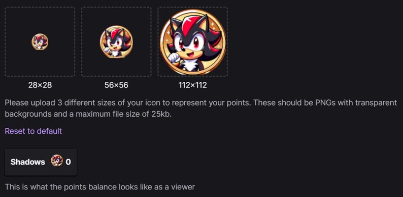 Shadow Channel Point Chibi Emote Icon for Twitch and Discord - Etsy