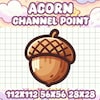 Kawaii You're Nuts Acorn Twitch + Discord Emote | Channel Points ...