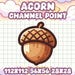 Kawaii You're Nuts Acorn Twitch + Discord Emote | Channel Points ...