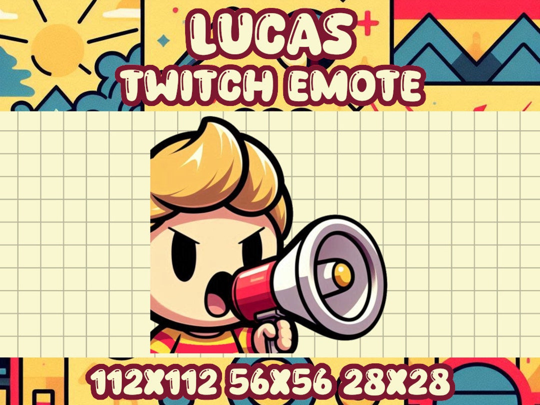 Lucas Megaphone Emote Cute Kawaii Earthbound Mother Icons Twitch ...