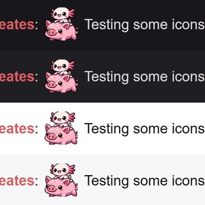 Pink Axolotl Pig Rider Emote | Cute Twitch Discord Icon | Kawaii Chibi ...