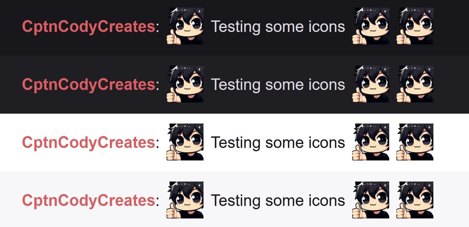 Black Cat Boy Thumbs up Emote Cute Twitch & Discord Icons Kawaii Chibi ...