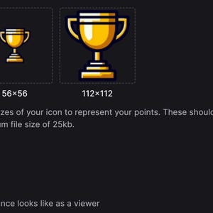 Trophy Channel Point Icon for Twitch Streamers - Etsy