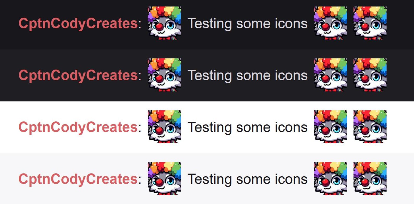 Gray Wolf Clown Emote Cute Kawaii Twitch Discord Icon Adorable Gamer ...