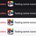 Gray Wolf Clown Emote Cute Kawaii Twitch Discord Icon Adorable Gamer ...