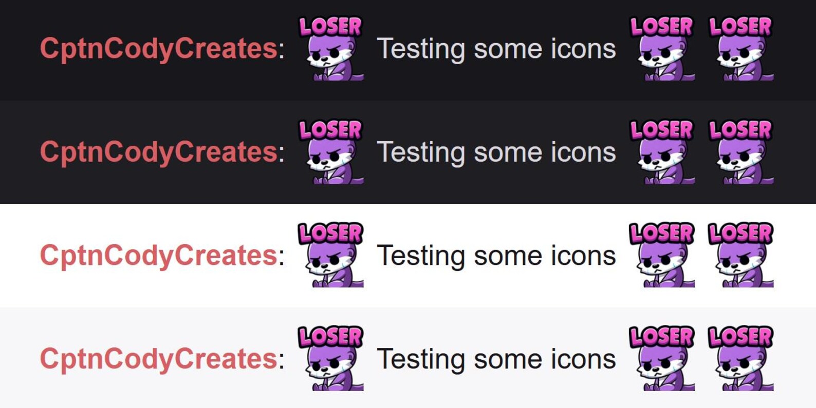 Purple Otter Loser Emote Icon for Twitch and Discord - Etsy