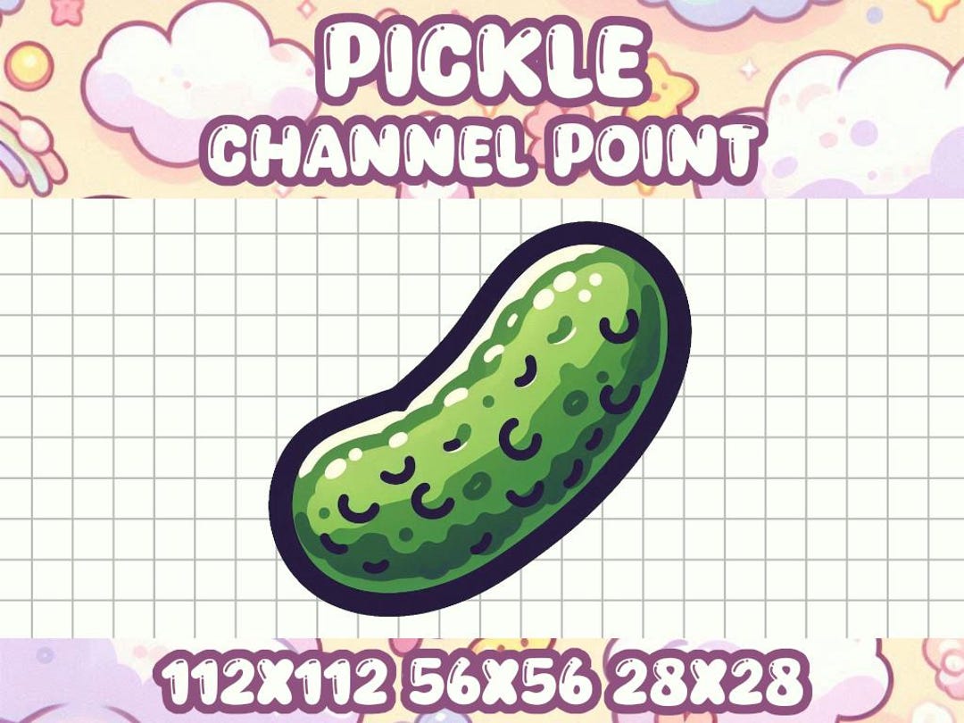 Pickle Channel Point Icon for Twitch Streamers - Etsy