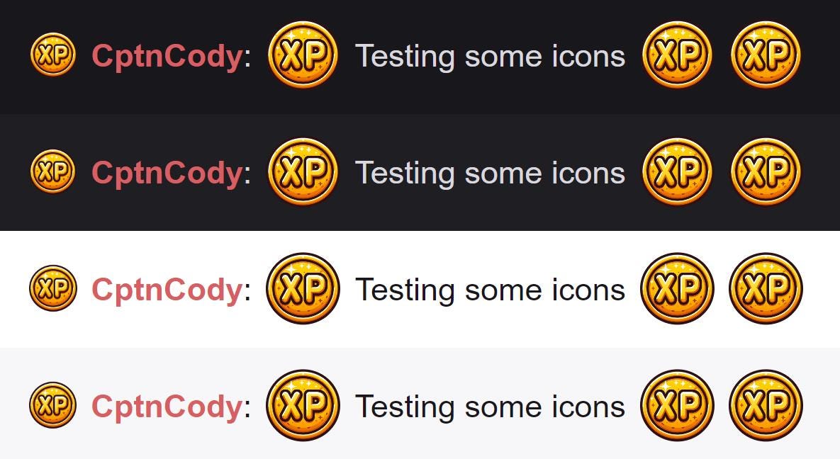 Gold XP Coin Channel Point Icon | Shiny Gamer Badge for Twitch and ...