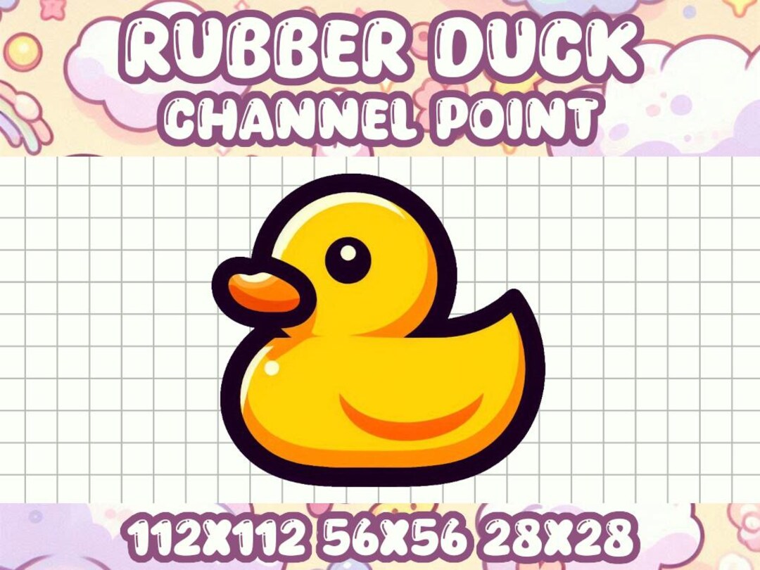Rubber Duck Channel Point Icon for Twitch Streamers - Etsy