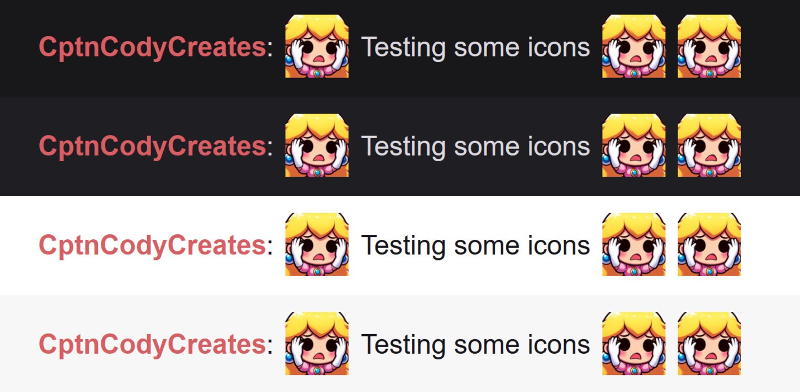 Princess Peach Denial Emote Icon for Discord - Etsy