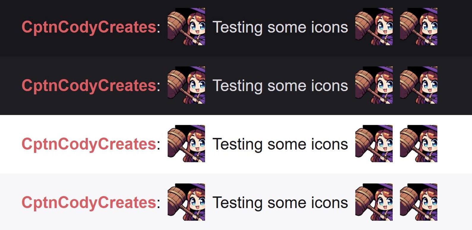 Witch Girl BONK Emote for Twitch and Discord - Cute Chibi Icons for ...